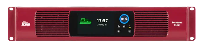 BSS Soundweb OMNI 256p Processeur DSP 256x256 canaux Dante/AES67, AEC ...