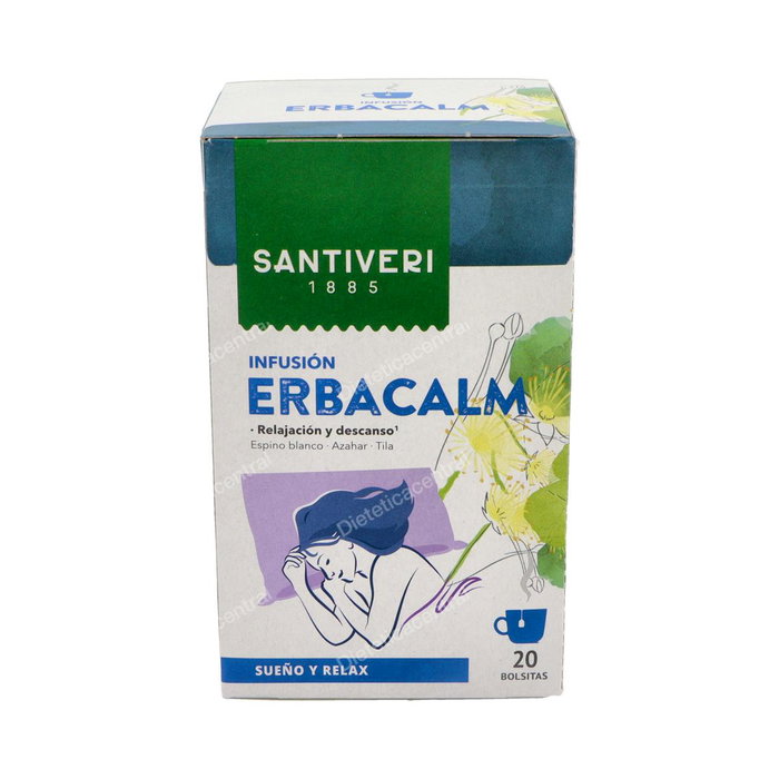 Santiveri Sanaflor Erbacalm Infusion 20 Sachets, Tisane Végétale ...