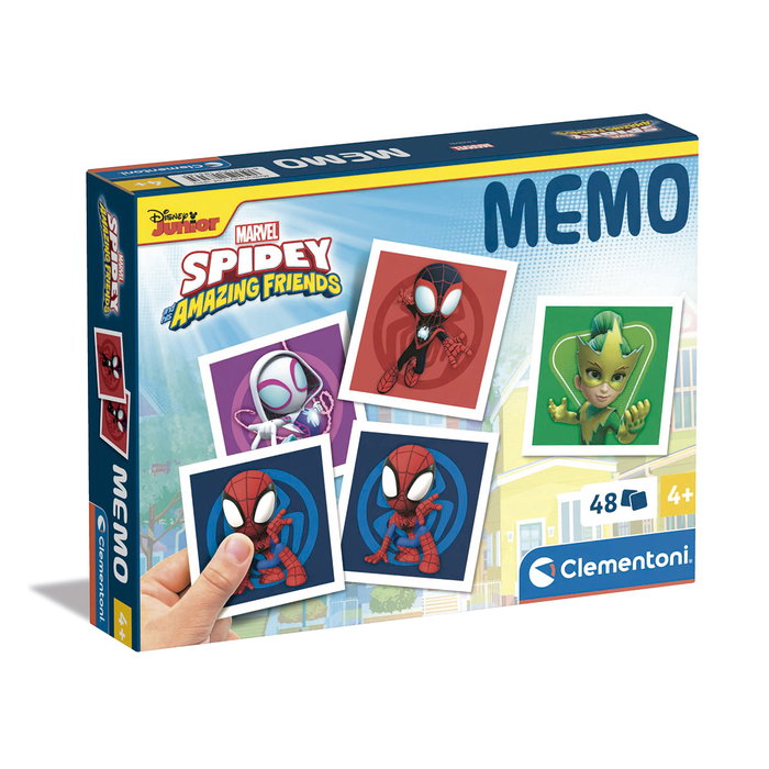 Clementoni Memo Pocket Spidey 18315 Disney Jeu de mémoire 48 pièces dès ...