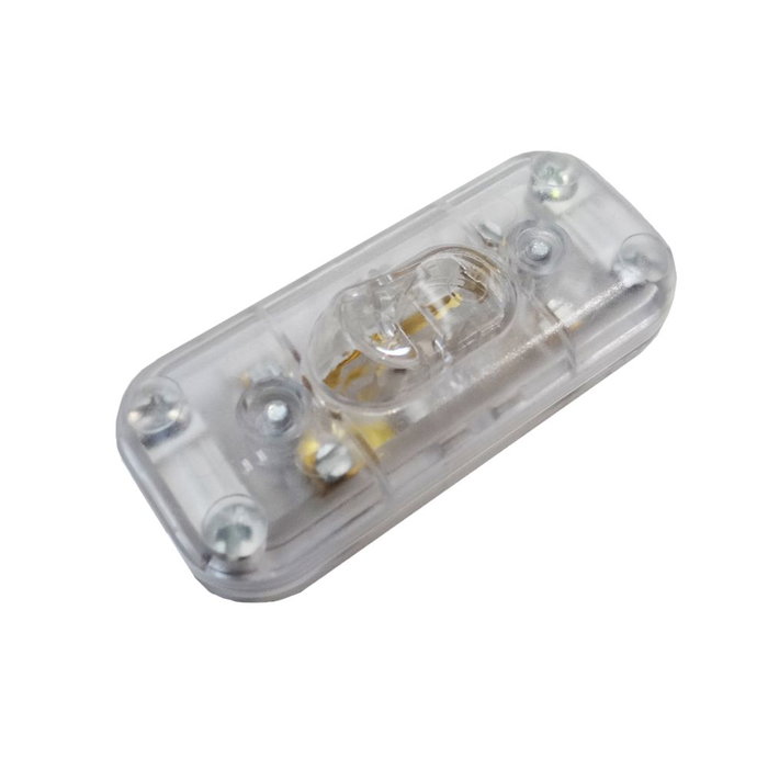 Null Interrupteur unipolaire 2A monté transparent 60x26,3x18mm - Bixoto.com
